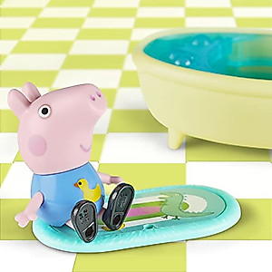 Peppa Pig Peppa's Adventures George’s Bathtime Accessory Set Preschool Toy, George Pig Figure and 6 Accessories, for Ages 3 and up