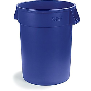 CFS 34101014 Bronco Round Waste Container Only, 10 Gallon, Blue
