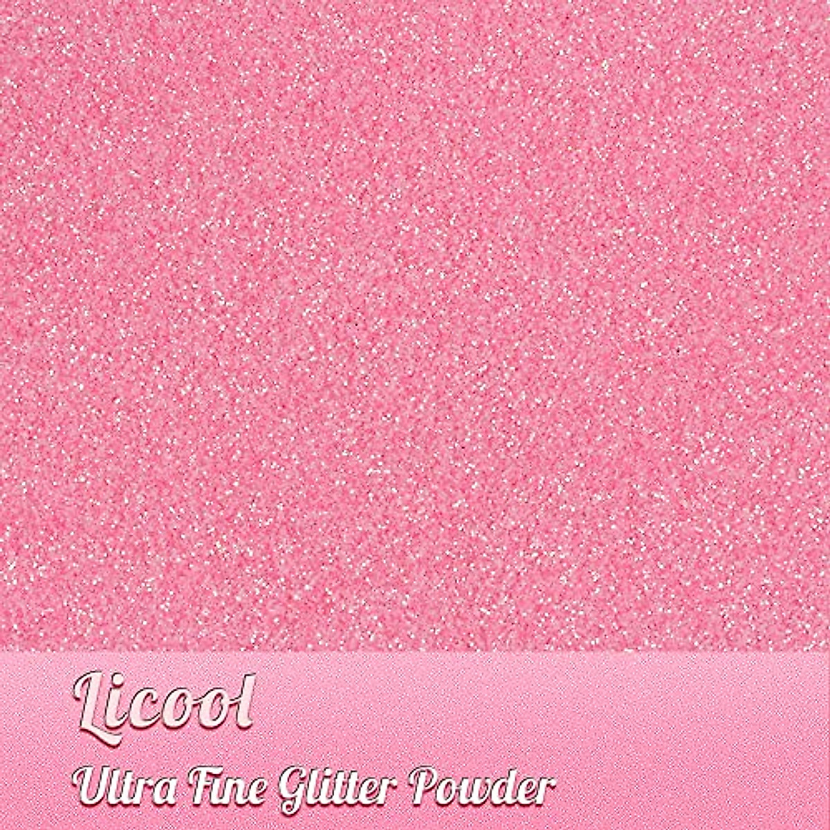 Holographic Fine Glitter, 100g/3.5oz Extra Fine Glitters Powder Packs for Resin, Craft Glitter for Tumblers Candle Slime Making, Festival Body Face Eyeshadow Nail Glitter (Light Pink)