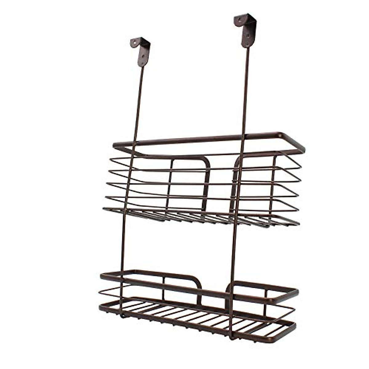 Over The Cabinet Door Iron Bathroom Pantry Organization Shelves Laundry Room Storage Kitchen Rack Shelf Space Saver