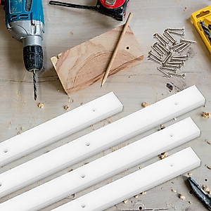 4PCS Crosscut Sled, Catcan Table Saw Sled Kit with Predrilled Holes and 25 Screws, 3/4" x 3/8" x 17" Miter Bars for Table Saw for T Tracks Woodworking, Router Table and Bandsaws (4)