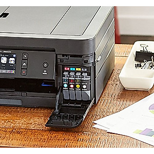 Brother Wireless All-in-One Inkjet Printer, MFC-J690DW, Multi-function Color Printer, Duplex Printing, Mobile Printing, Amazon Dash Replenishment Enabled