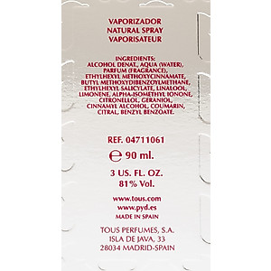 Tous Silver by Tous for Women - 3 Ounce EDT Spray