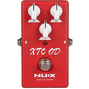 NUX XTC OD Overdrive Pedal Bundle with 2 MXR Patch Cables