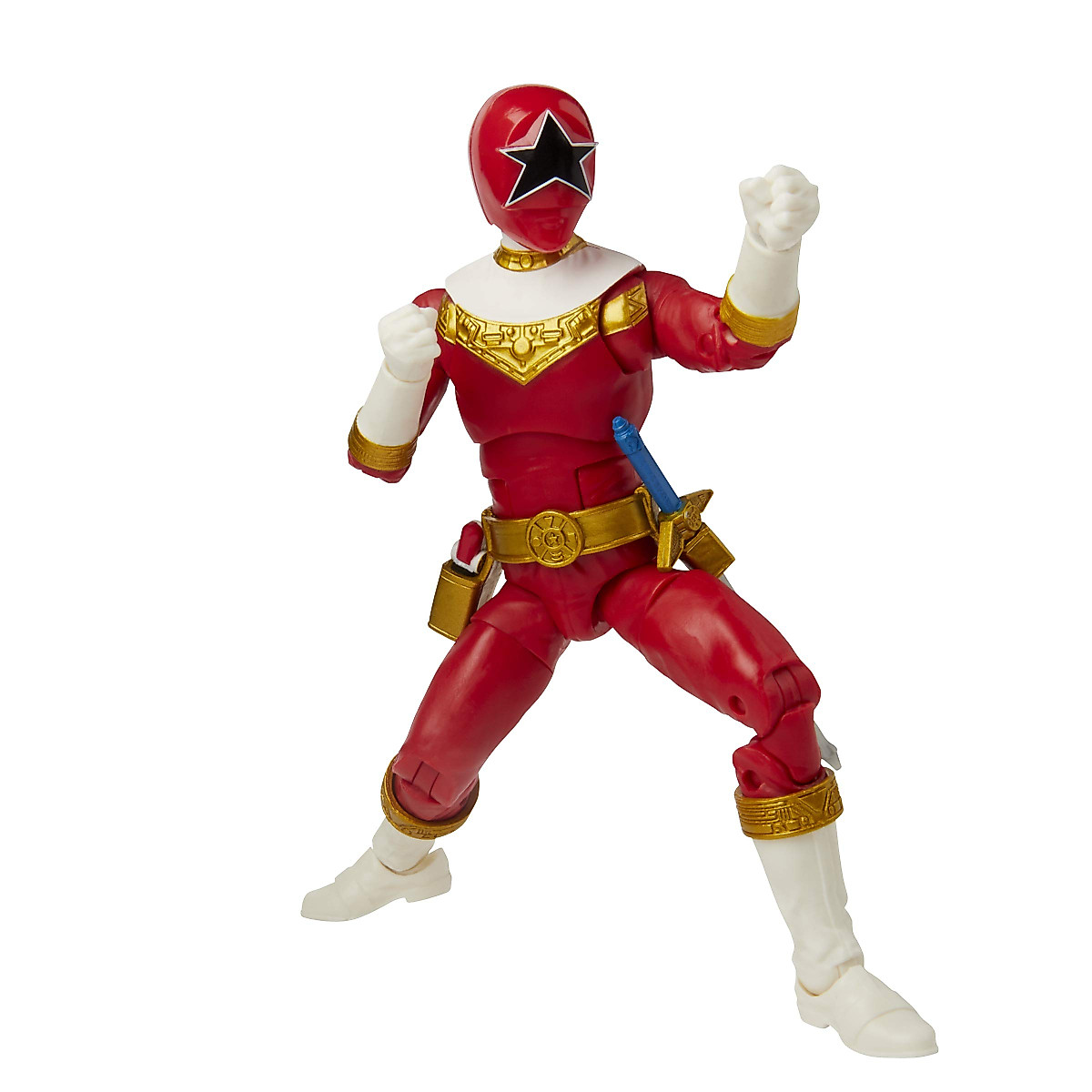 Power Rangers Lightning Collection Zeo Red Ranger 6-Inch Premium Collectible Action Figure Toy with Accessories
