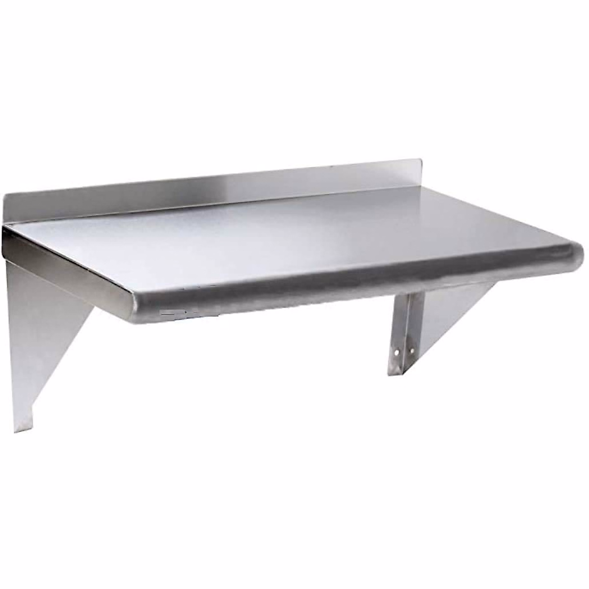 Stainless Steel Wall Mount Shelf 12 x 24 - NSF - Heavy Duty