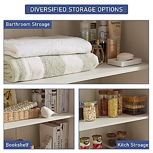 JXQTLINGMU 72" Tall Farmhouse Pantry Cabinet with Adjustable Shelves with Drawer & 2 Barn Doors, Versatile Storage for Kitchen, Living Room, Bathroom, Antique White