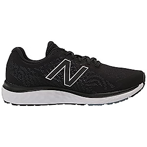 New Balance Men's Fresh Foam 680 V7 Running Shoe, Black/Star Glo, 10.5 X-Wide