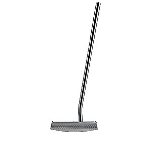 Bell N-360 No-Offset Single Bend CNC Milled Upright Lie Toe Balance Golf Putter (75 Degree Lie) + Tacki-Mac Black Jumbo Grip | Made in USA (Right, 33)