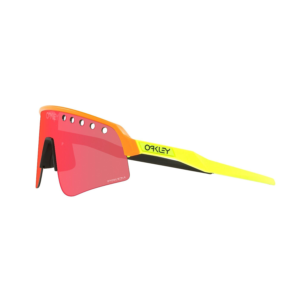 Oakley Men's Oo9465 Sutro Lite Sweep Rectangular Sunglasses, Orange/Prizm Trail Torch, 39 mm
