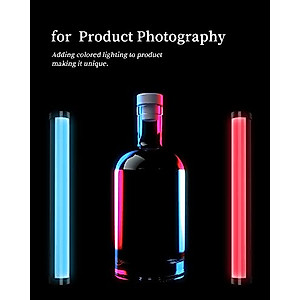 MUZAGATA LED Light Wand Photography 1200 Lux, 2500K-9900K RGB Tube Light CRI＞95, Handheld Photography Light Bar Built in 5200mAh Battery with OLED Display, Light Painting Photography Tools