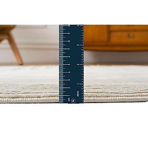 Revival Rugs Maru 8'x8' Washable Area Rug for Living Room Bedroom - 100% Recycled Oeko-TEX Certified, Medium Pile, Beige