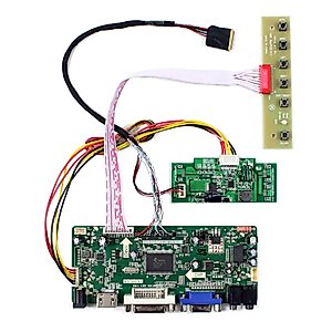 VSDISPLAY HD-MI DVI VGA Audio LCD Board Work for 15.4inch 1440x900 40Pin LVDS Interface WLED Backlight LTN154BT08-R03/R06 LP154WP3-TLA1/TLA2/TLA3 LP154WP4-TLAA/TLB1 N154C6-L04/L06