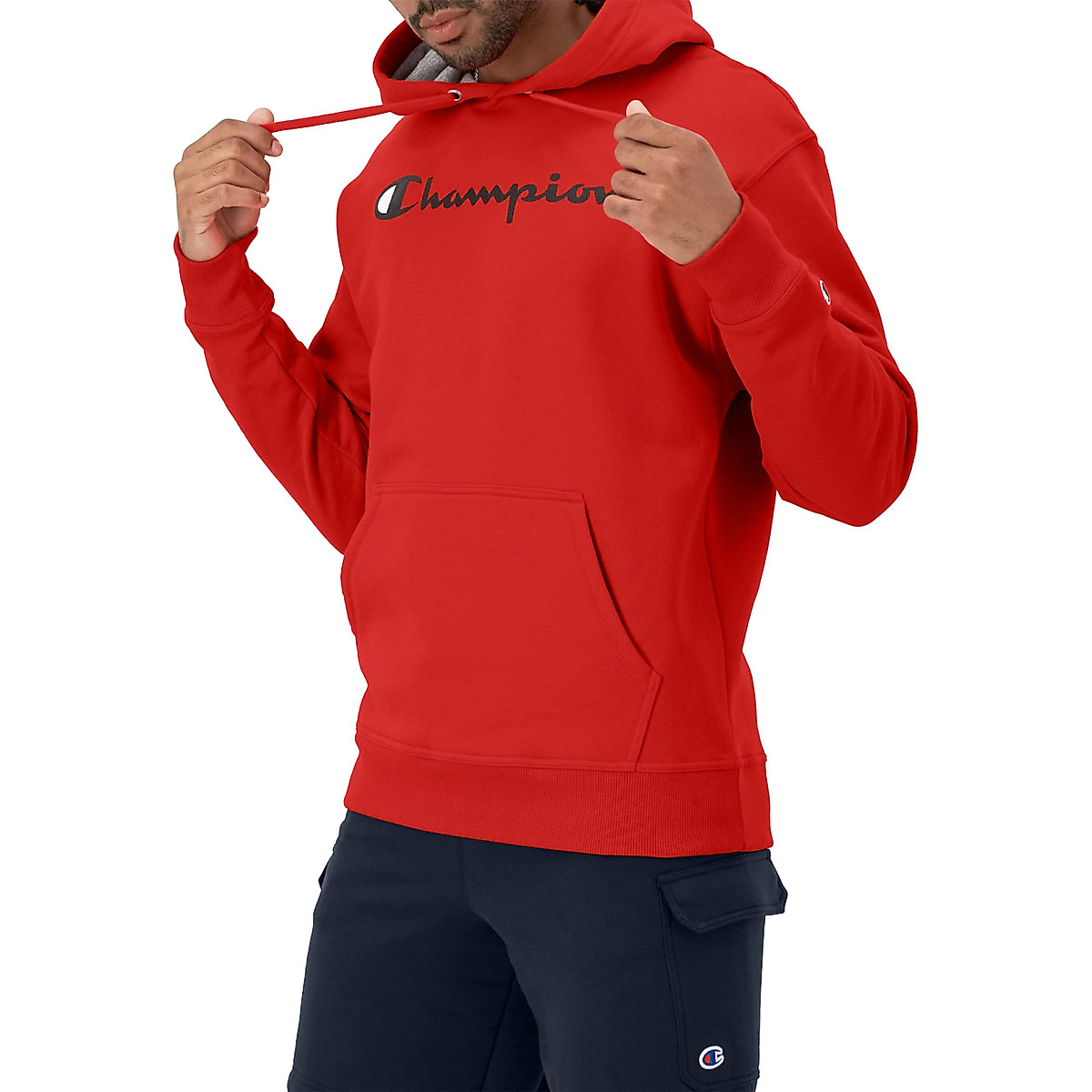 Champion Men's Hoodie, Powerblend, Fleece, Comfortable Sweatshirt for Men (Reg. or Big & Tall)