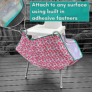 High Chair Food Catcher for Babies & Toddlers, Wipeable & Washable | Mumma's Little Helpers (Lions)