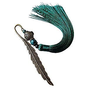 Classical Tassel Metal Bookmark Creative Student Stationery Handmade Retro Ancient Style Small Giftsurplus Year After Year Stationery Paper and Envelopes Set Vintage