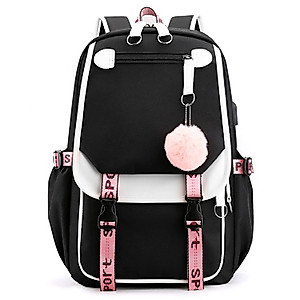 Teenage Girls' Backpack Middle School Students Bookbag Outdoor Daypack