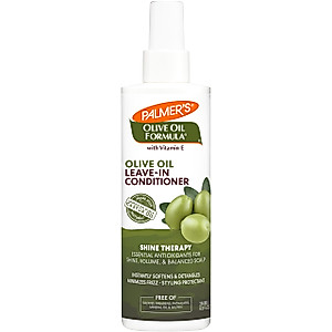 Palmer's Olive Oil Formula Leave In Conditioner Spray, Shine Therapy, Instantly Detangle, Soften and Smooth Textured and Curly Hair, 8.5 Ounces