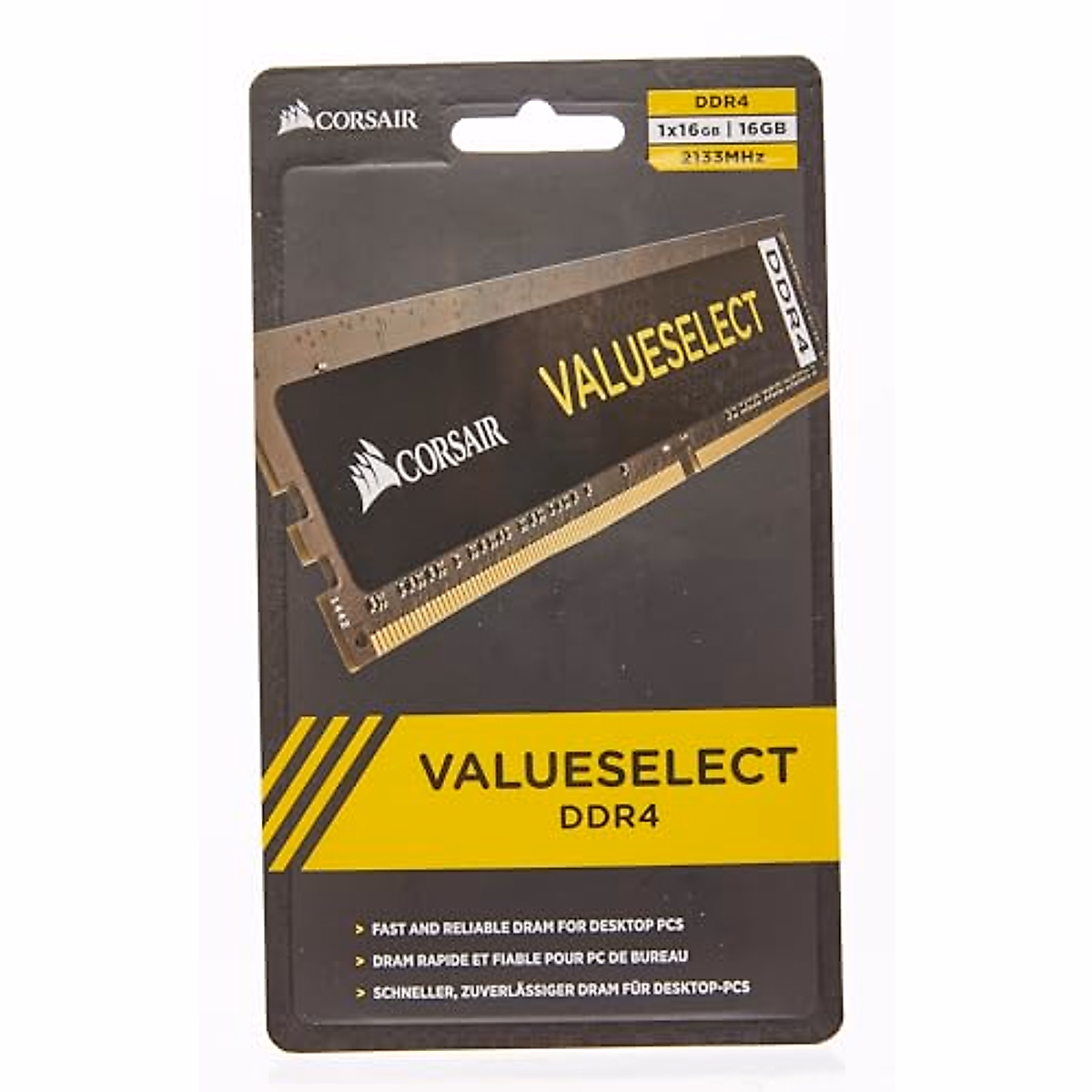 Corsair CMV16GX4M1A2133C15 Value Select Series 16GB (1x16GB) DDR4 2133MHz (PC4-17000) CL15 DIMM