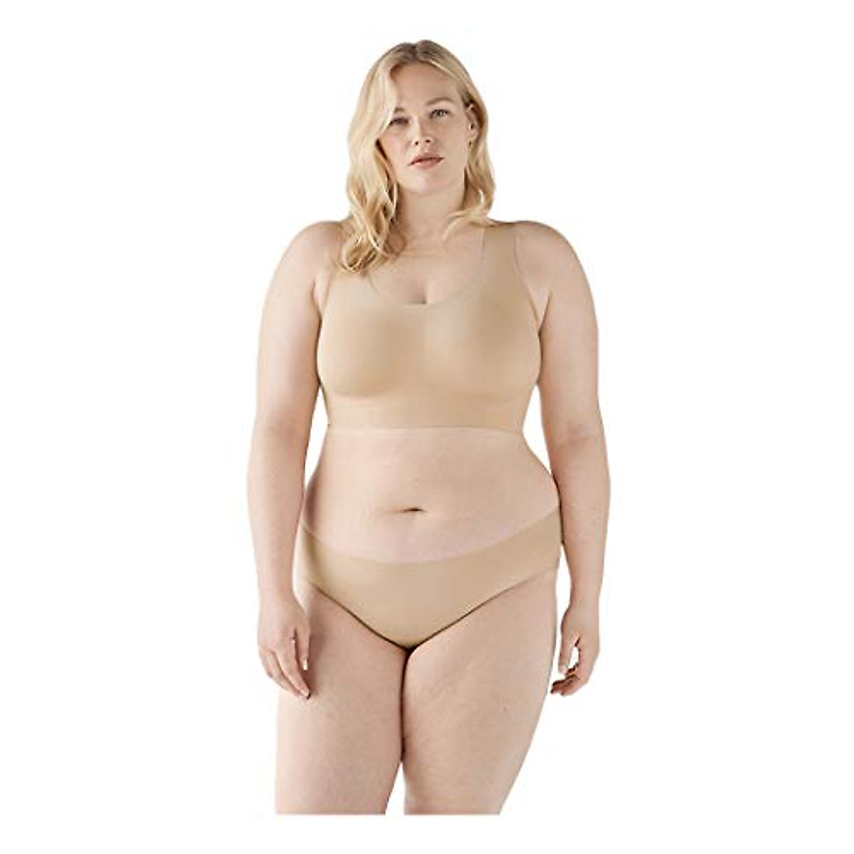 True & Co. Women's Plus True Body Lift Scoop Neck Bra, Dulce, (1X) 40-42DD/DDD