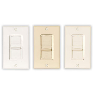 Theater Solutions TSVCS Speaker Volume Control Slide 3 Color White Ivory Almond