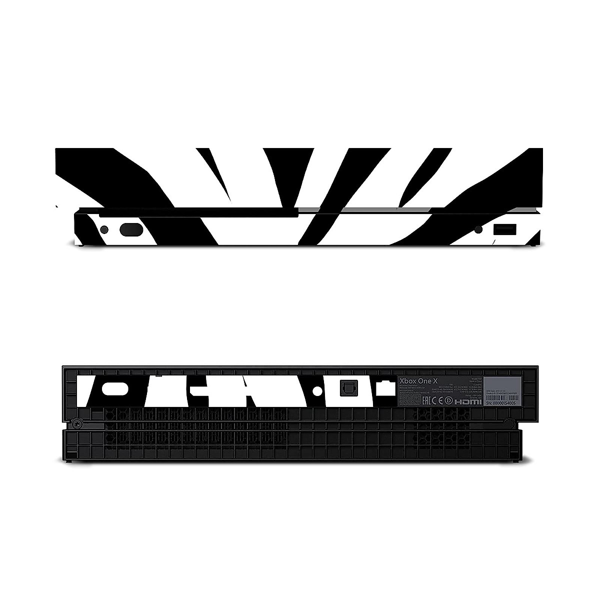 Head Case Designs Officially Licensed Grace Illustration with Zebra Art Mix Vinyl Sticker Gaming Skin Decal Cover Compatible With Xbox One X Console