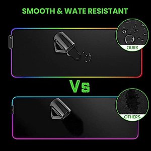 Ajazz Gaming Keyboard and Mouse and Gaming Mouse pad and Wrist Rest,Wired RGB Backlight Bundle for PC Gamers and Xbox and PS4 Users - 4 in1 Gaming Set (Hybird Blue Gaming Switch)