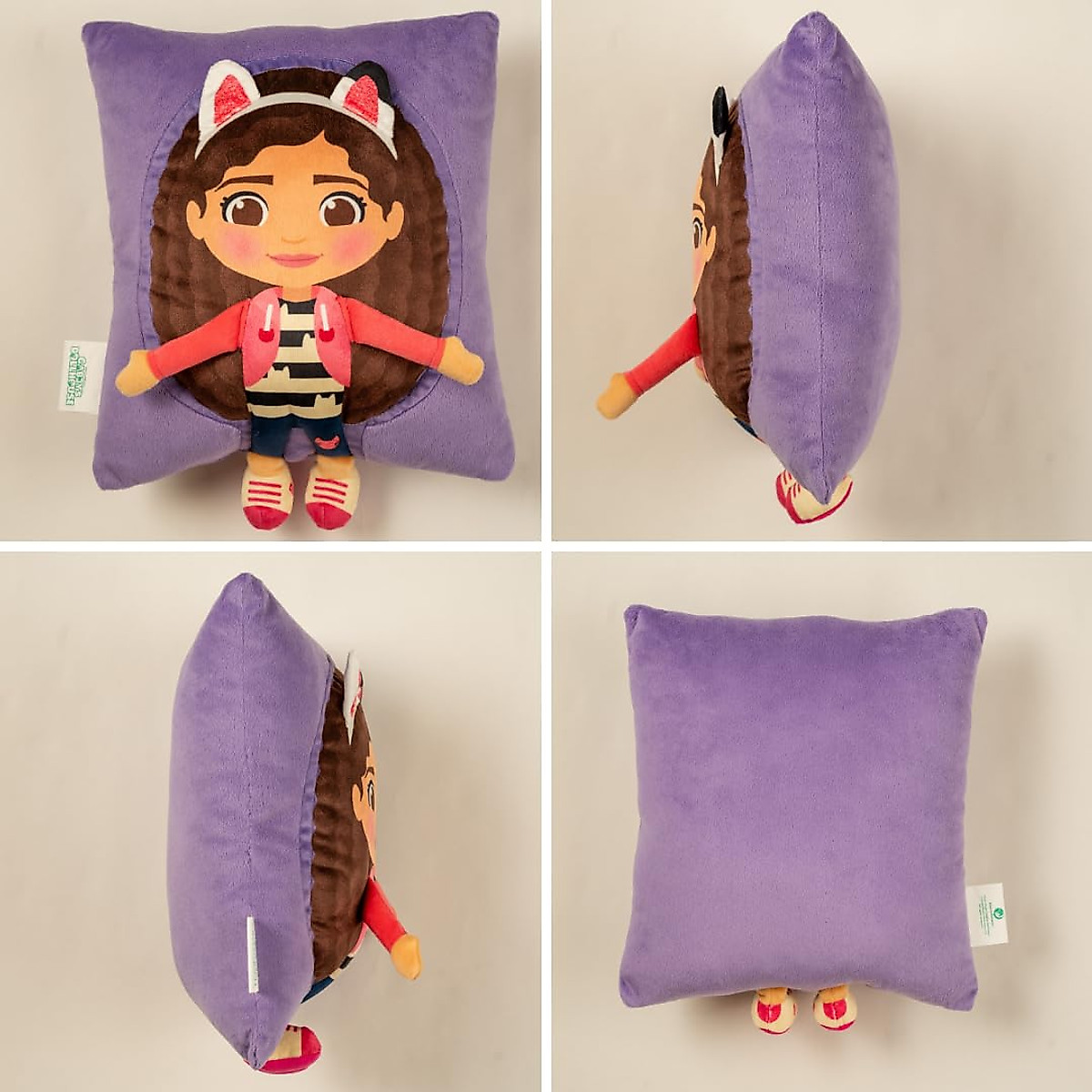 Franco DreamWorks Gabby's Dollhouse Kids Super Plush Cozy Snuggle (TM) Pillow (100% Officially Licensed Product)