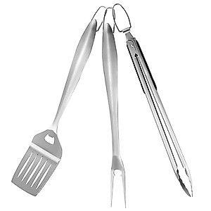 Yardwe 1 Set Barbecue Tool Set Grill Cooking Utensils BBQ Brush Silicone BBQ Sauce Barbecue Sticks Barbecue Fork Stainless Steel Grill Outdoor Barbecue Tool Barbecue Mat Portable
