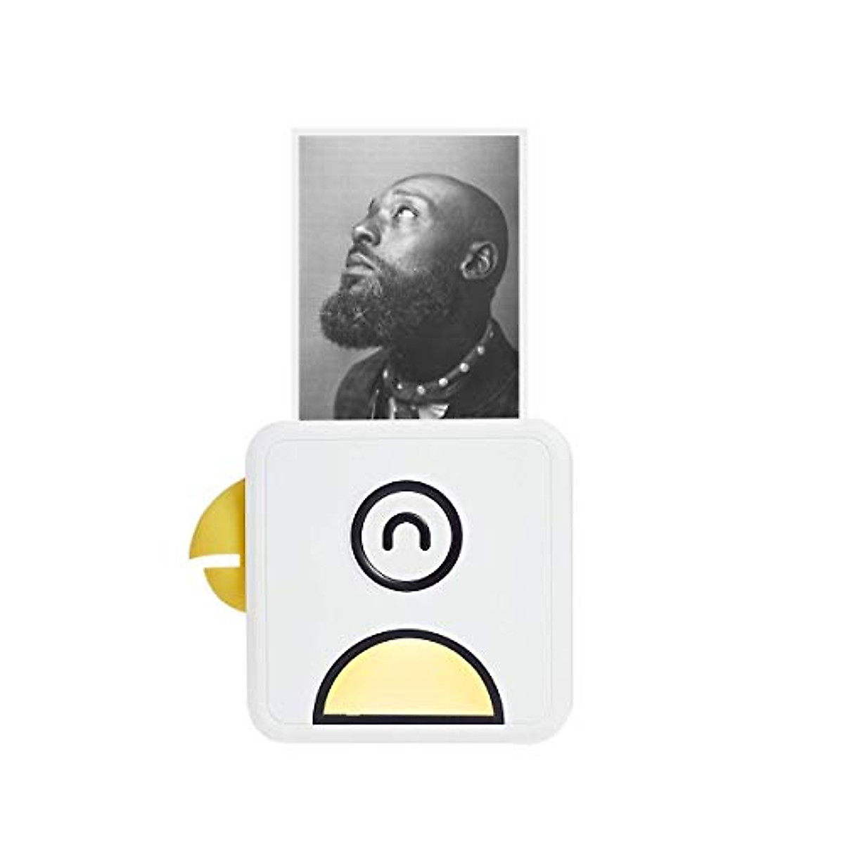 PoooliPrint L2 Inkless Pocket Printer, Yellow + White Sticky Paper 3 Rolls