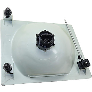 Evan Fischer Headlight Set Compatible with 1992-1996 Ford E-350 Econoline Club Wagon 1996 Super Duty Left Driver and Right Passenger Side Halogen With bulb(s)