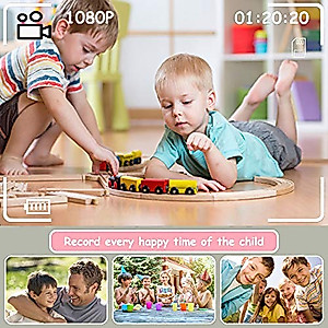 LEOP Children's Digital Camera, Children's Toy Camera with 1080P Screen, Toy Gifts for Boys and Girls, Support Photo and Video Recording, 2 inches IPS Screen with 32GB SD Card