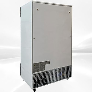 Commercial Refrigerator Glass 2-Door Sliding Door Merchandiser Display Cooler Beverage Fridge Drink cooler NSF Certified, 48 inches width, capacity 40 cuft 110V, Restaurant Kitchen Cafe LCG-1000BFS