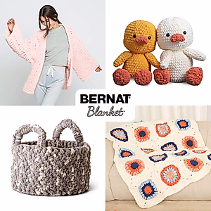 Bernat Blanket BB DEEP SEA Yarn - 2 Pack of 300g/10.5 oz - 100% Polyester - #6 Super Bulky - 220 Yards - Knitting/Crochet