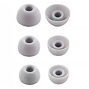 ALXCD Eartips Compatible with Beats Studio Buds, S/M/L 3 Sizes 3 Pairs Soft Silicon Earbuds Tips Ear Euds Set Ear Tips, Compatible with Beats Studio Buds 3 Pairs White