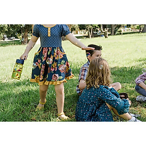 Simple Modern Kids Water Bottle Plastic BPA-Free Tritan Cup with Leak Proof Straw Lid | Reusable and Durable for Toddlers, Girls | Summit Collection | 12oz, Fox and the Flower