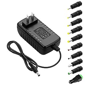 ALITOVE 24V 1A Power Supply Adapter DC 24 Volt 24W 1000mA 800mA 650mA 500A Power Converter Transformer with 5.5x2.5 5.5x2.1 5.5x3.0 5.5x1.7 4.8x1.7 4.0x1.7 3.5x1.35 3.0x1.1 2.5x0.7 6.3x3.0 10 Tips