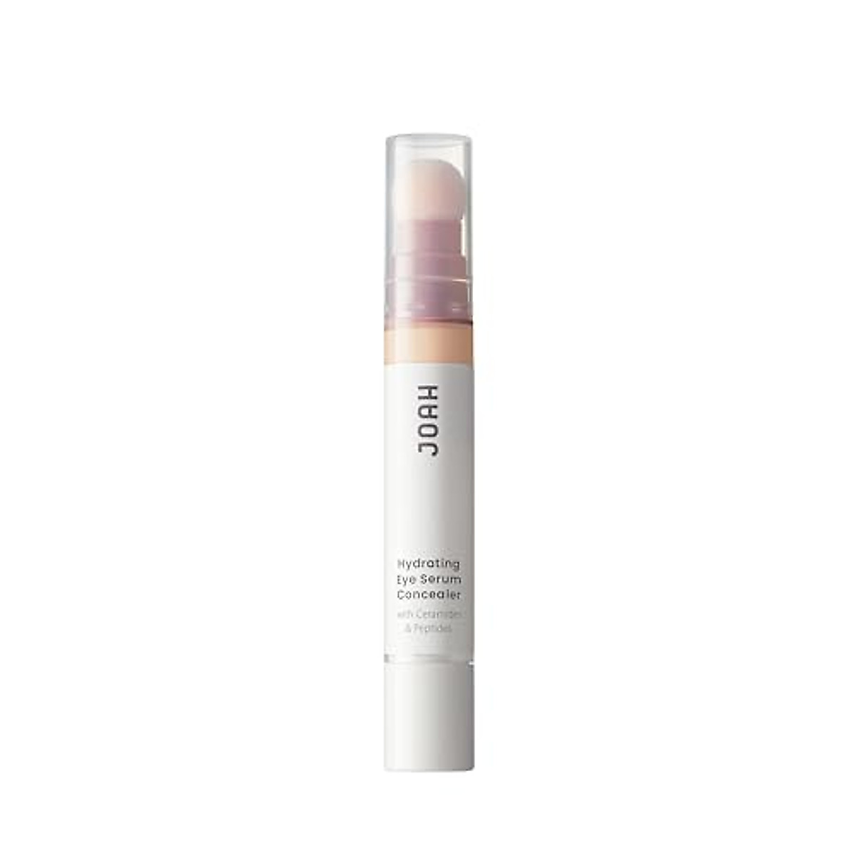 JOAH Perfect Complexion Under Eye Concealer and Hydrating Serum, Korean Makeup for Dark Circles and Puffiness, Peptide Serum with Medium Coverage, Cushion Tip Applicator