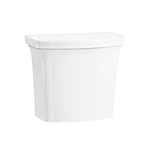 KOHLER 4143-RA-0 (TM) Corbelle 1.28 gpf toilet tank with AquaPiston(R) flush technology and right-hand trip lever, White