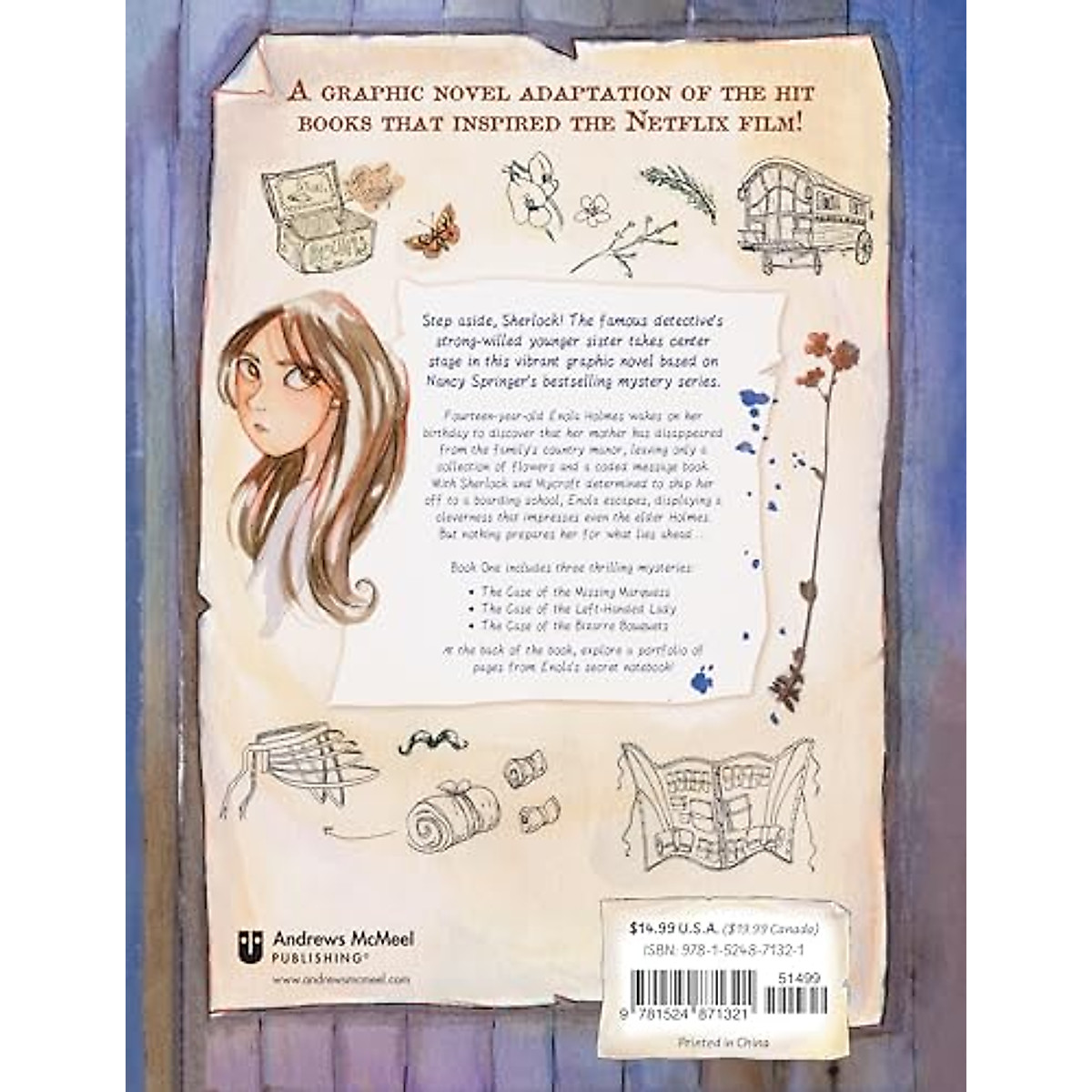 Enola Holmes: The Graphic Novels: The Case of the Missing Marquess, The Case of the Left-Handed Lady, and The Case of the Bizarre Bouquets (Volume 1)