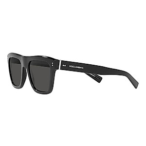 Dolce & Gabbana DG4420-501/87 Sunglasses BLACK w/DARK GREY 52mm