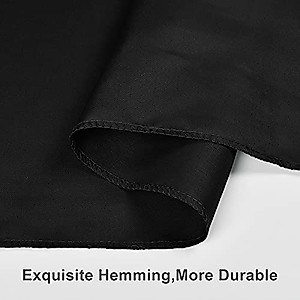 WENMER Black Backdrops, Solid Black Photo Backdrops for Photoshoot, Photography Backdrops Background for Photo Shooting, Party, Videos, 5 x 7 FT