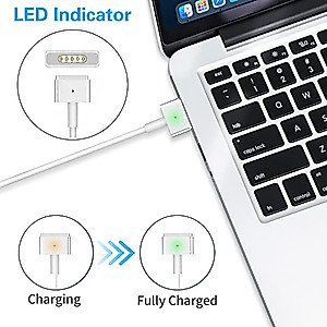 Mac Book Pro Charger - 60W T-Tip Magnetic Charger Power Adapter, Universal Laptop Charger Compatible with Mac Book Air/Mac Book Pro 13-Inch Retina Display(After 2012)