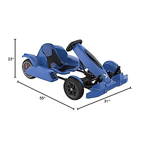 Hover-1 Formula Go Kart, 15MPH Top Speed, 15 Mile Range, 700W Brushless Motor, LED Display, 10" Pneumatic Tires Electric Go Kart, Certified & Tested - Safe for Kids, Teens, & Adults