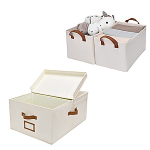 StorageWorks Rectangular Metal Basket Set, 25-Pound Capacity