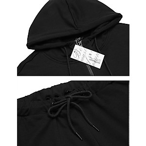 COOFANDY Sweatsuits Sets for Men Full Zip Hoodie Jacket Men Jogging Pants Casual Tracksuit Athletic Sweatsuit
