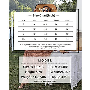 kimralur Womens Casual Long Sleeve Midi Fall Dress Crew Neck Boho Floral Print Smocked Ruffle Tiered Flowy Long Dress