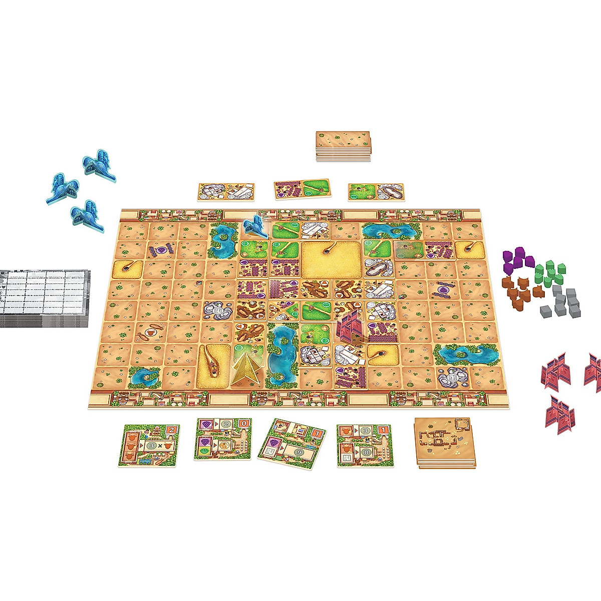 Fertility Board Game | Ancient Egyptian Civilization Building Game | Strategy Board Game for Adults and Kids | Ages 10+ | 2-4 Players | Average Playtime 45 Minutes | Made by Catch Up Games