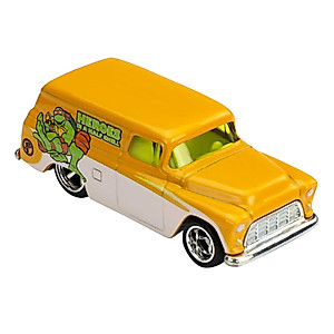 Hot Wheels Pop Culture 55' Chevy Panel 1:64 Scale Vehicle for Kids Ages 3 Years Old & Up & Collectors of New & Classic Toy Cars, Featuring Character-Favorite Castings as Canvases
