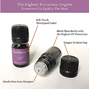 floraVerve Customized Essential Oils Set, Build Your Own Starter Kit, Pick Only Those You Like! (10 x 5ml Natural Aromatherapy Essential Oils + 1x30ml Carrier Oil)